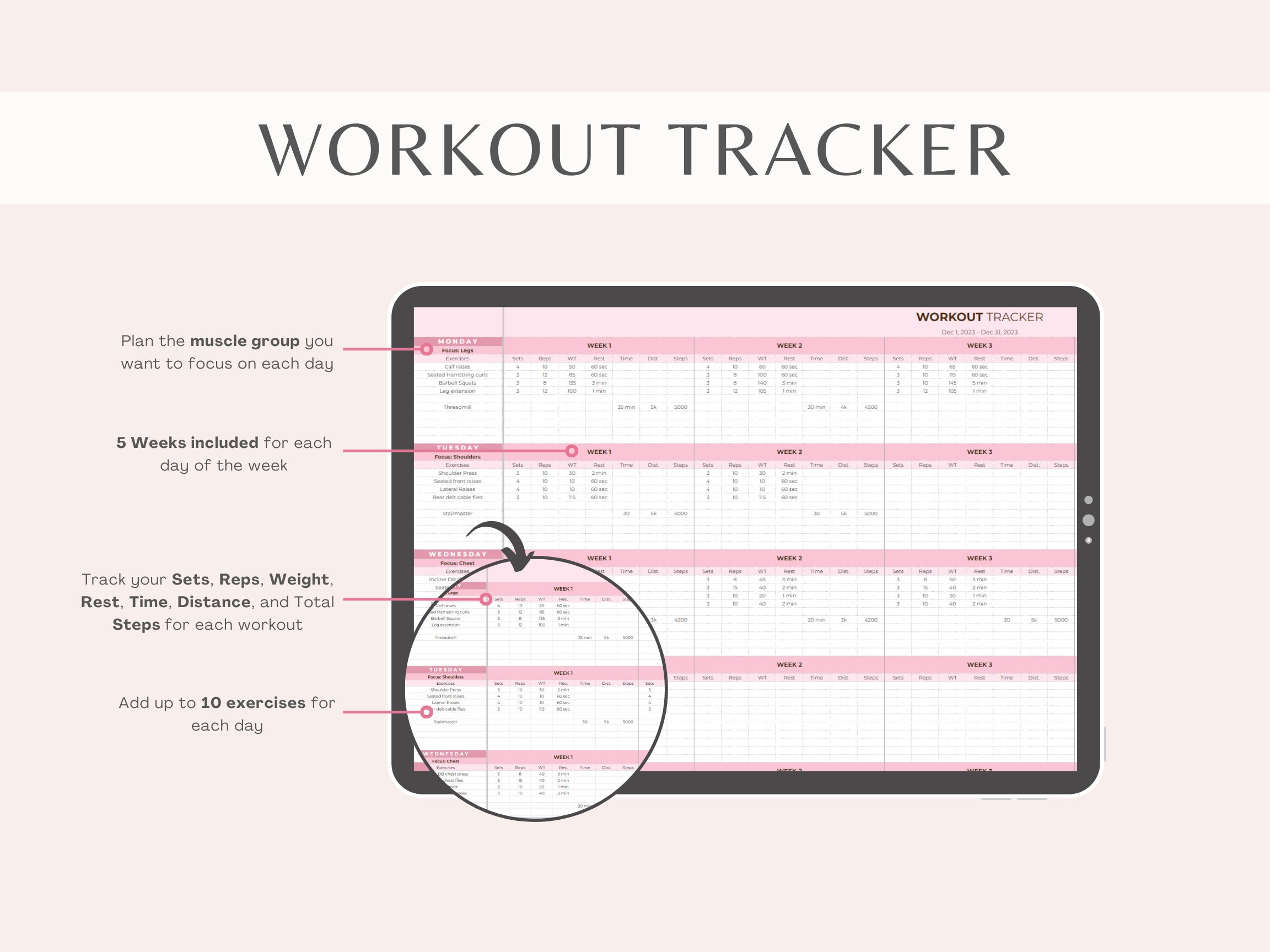 Ultimate Fitness Planner | Weight Loss Tracker | Macro & Meal Planner ...