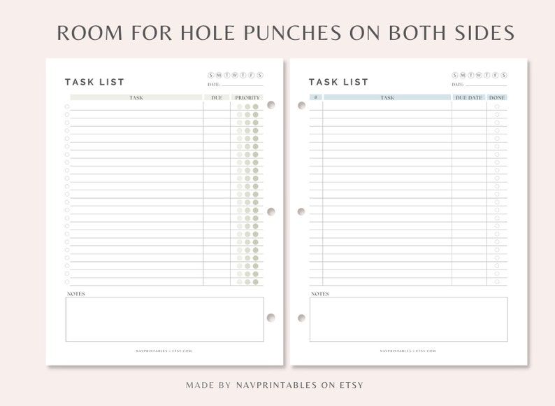 Task List Printable Task Tracker & Organizer Printable - Etsy