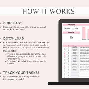 Task Tracker Spreadsheet Google Sheets to Do List Planner Spreadsheet ...