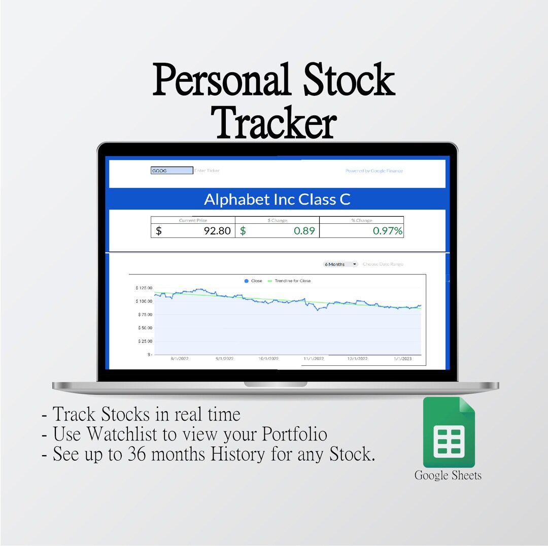 Personal Stock Tracker - Etsy