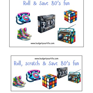 Roll and Save 80's Fun - Etsy