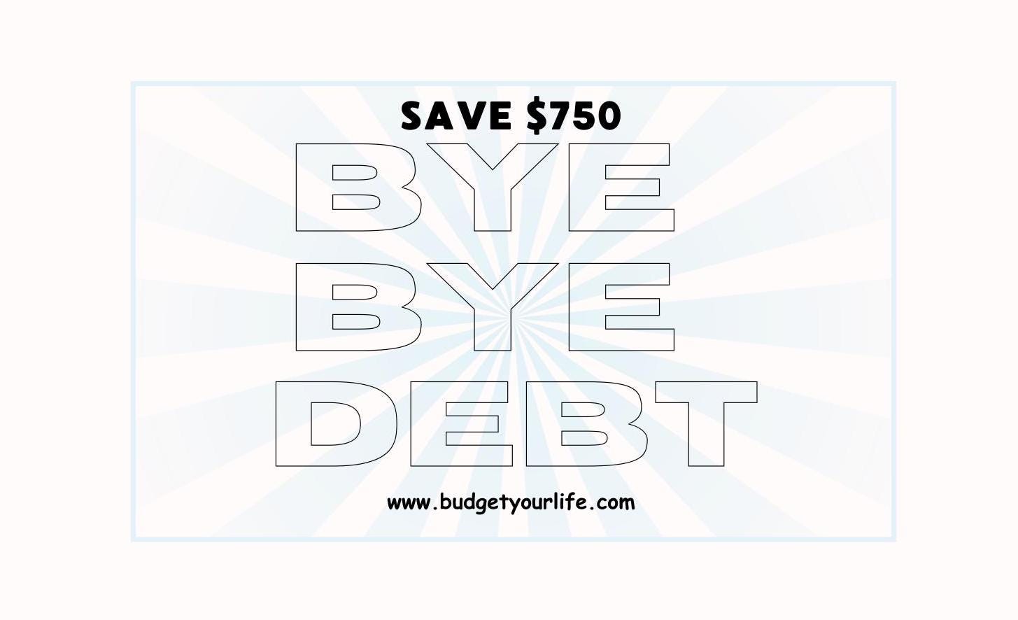 BYE BYE Debt! - Etsy