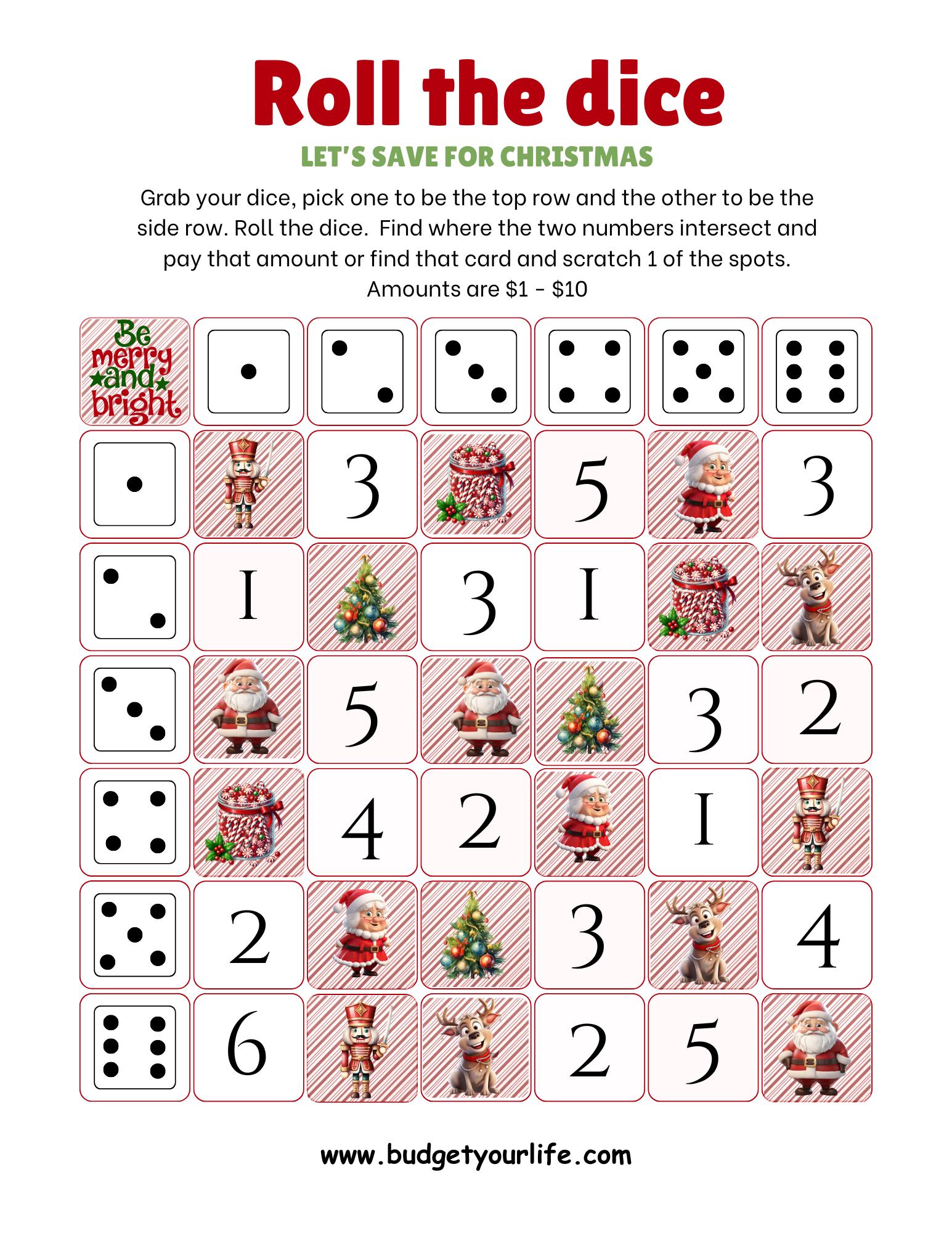 Christmas Roll and Save - Etsy