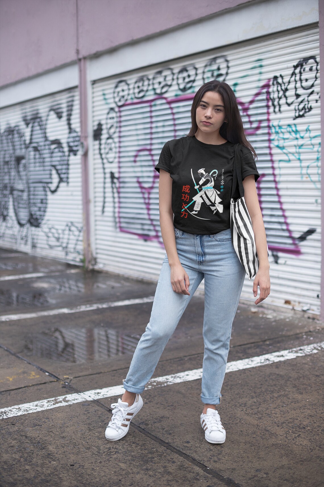 Gender Neutral Harajuku Japanese Streetwear Tee/ Sustainable Clothing ...