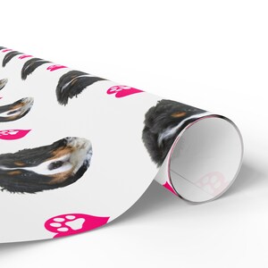 Cute Doggie Photo Gift Wrap, Custom Pet Photo Gift Wrap, Wrapping Paper ...