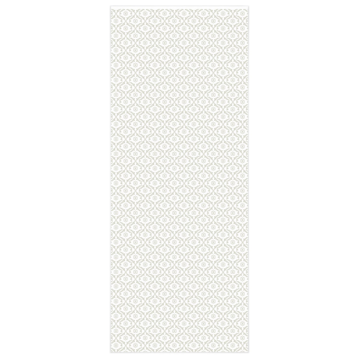 Wedding Damask Wrapping Paper, Floral Damask Wedding Gift Wrap, Ivory ...