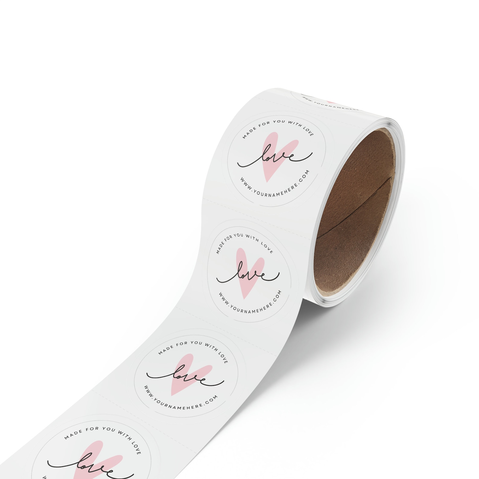 Customizable Round Sticker Label Rolls, VIP Business Label Stickers ...