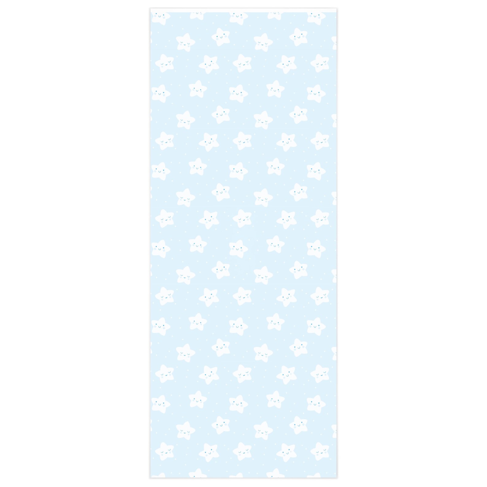 Baby Shower Gift Wrap, Baby Blue Gift Wrap, Baby Stars Gift Wrap ...
