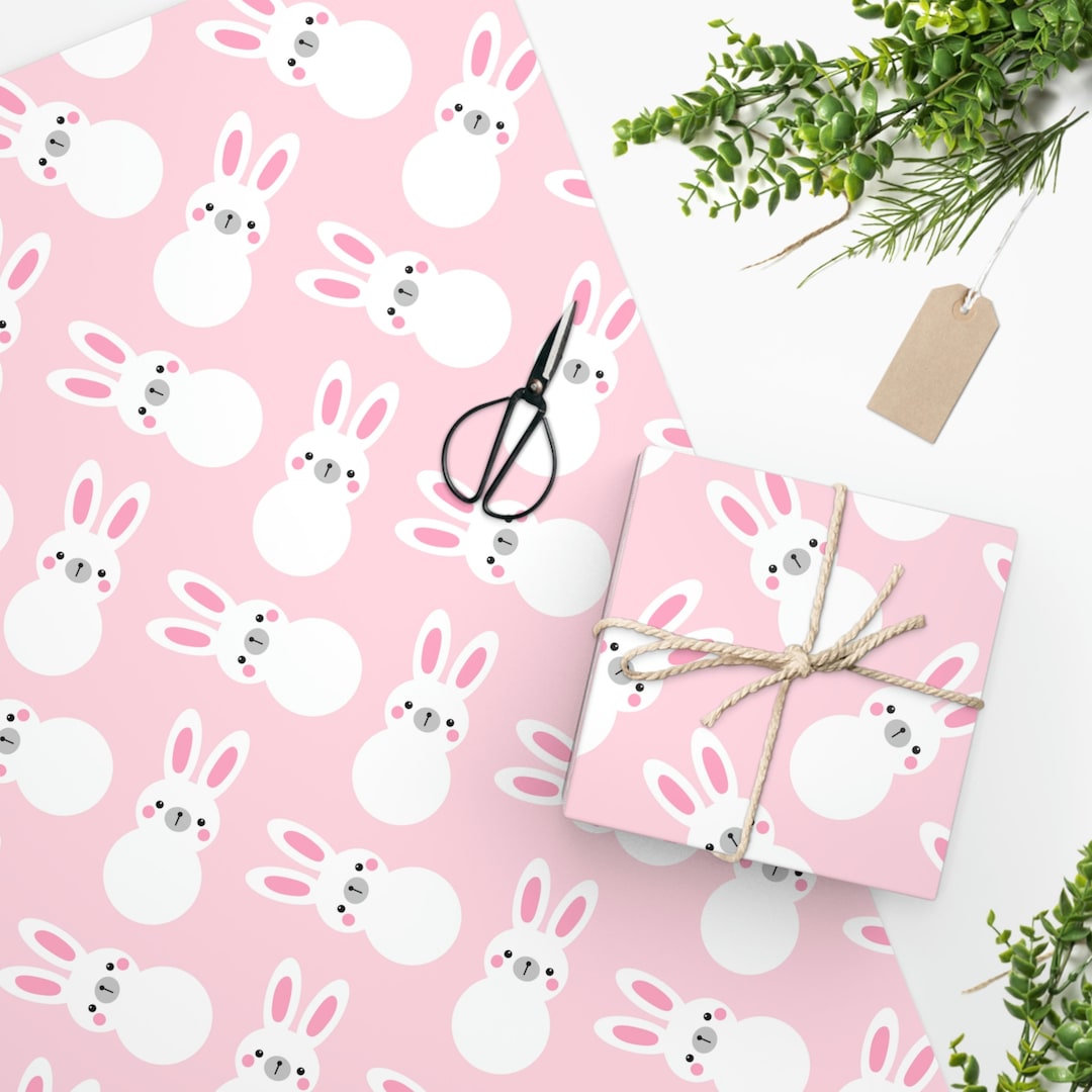 Easter Gift Wrap Easter Wrapping Paper Easter Bunny Gift - Etsy