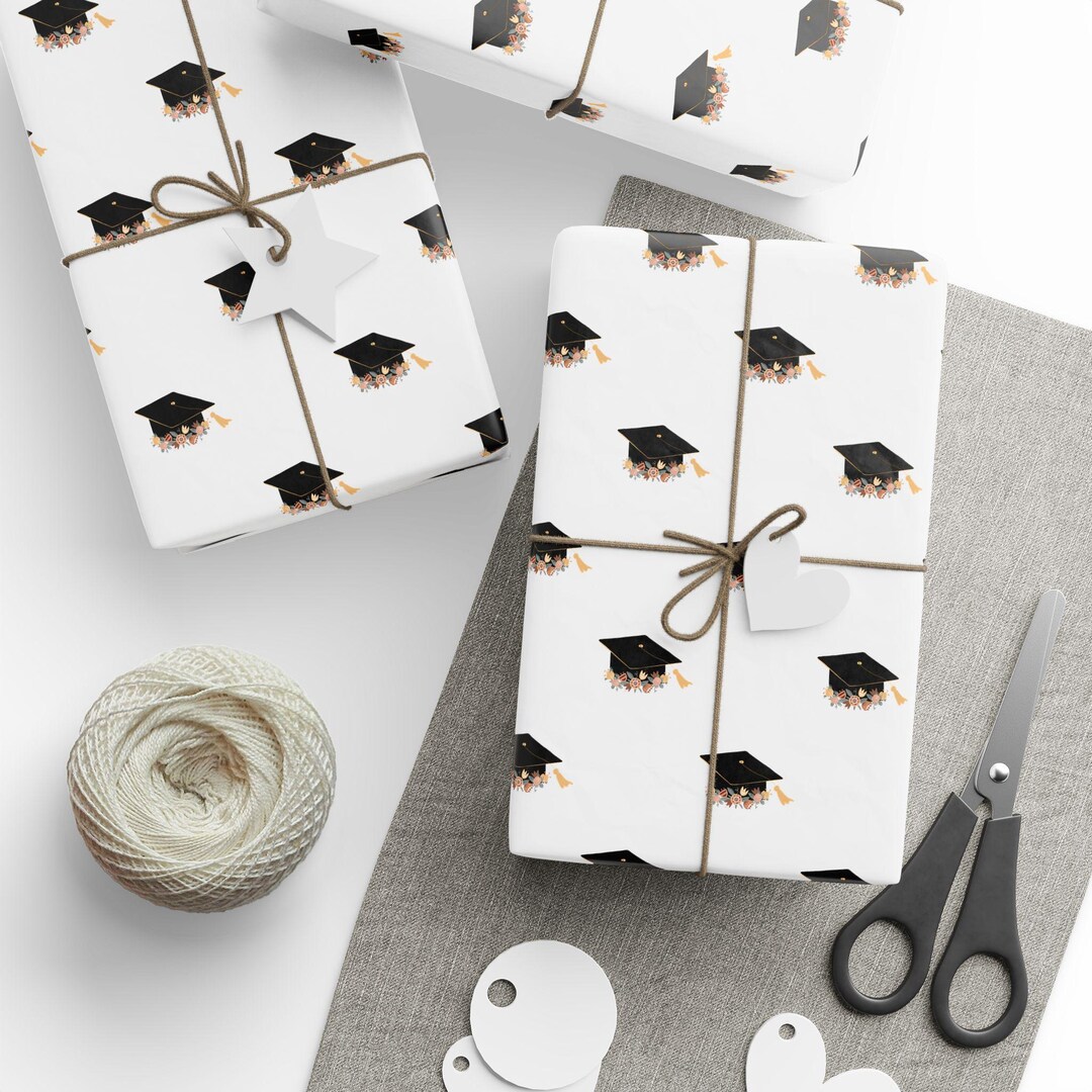 Graduation Gift Wrap, Grad Gift Wrap, Congratulations Gift Wrap, Grad ...