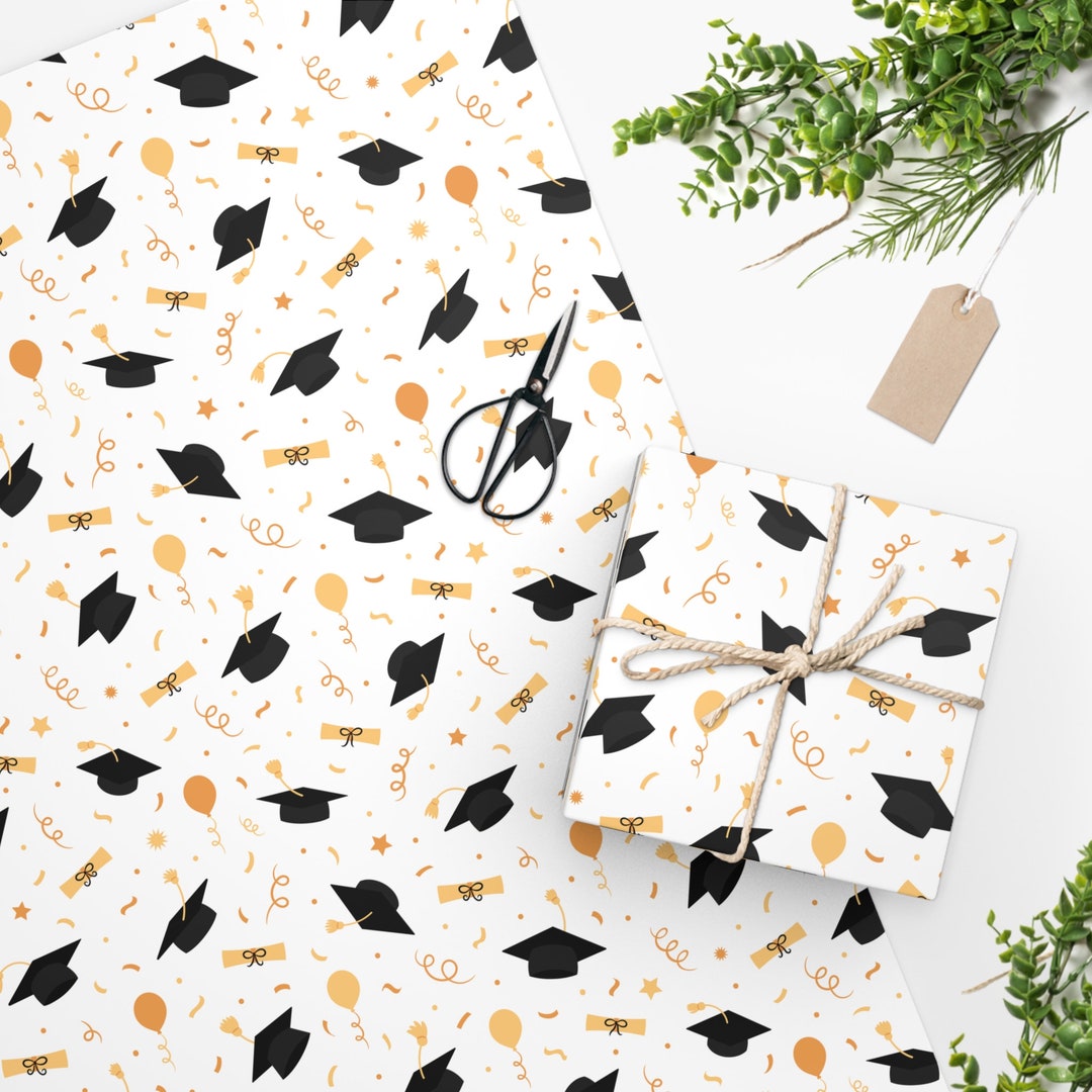 Graduation Gift Wrap, 2023 Grad Gift Wrap, Graduation Wrapping Paper ...