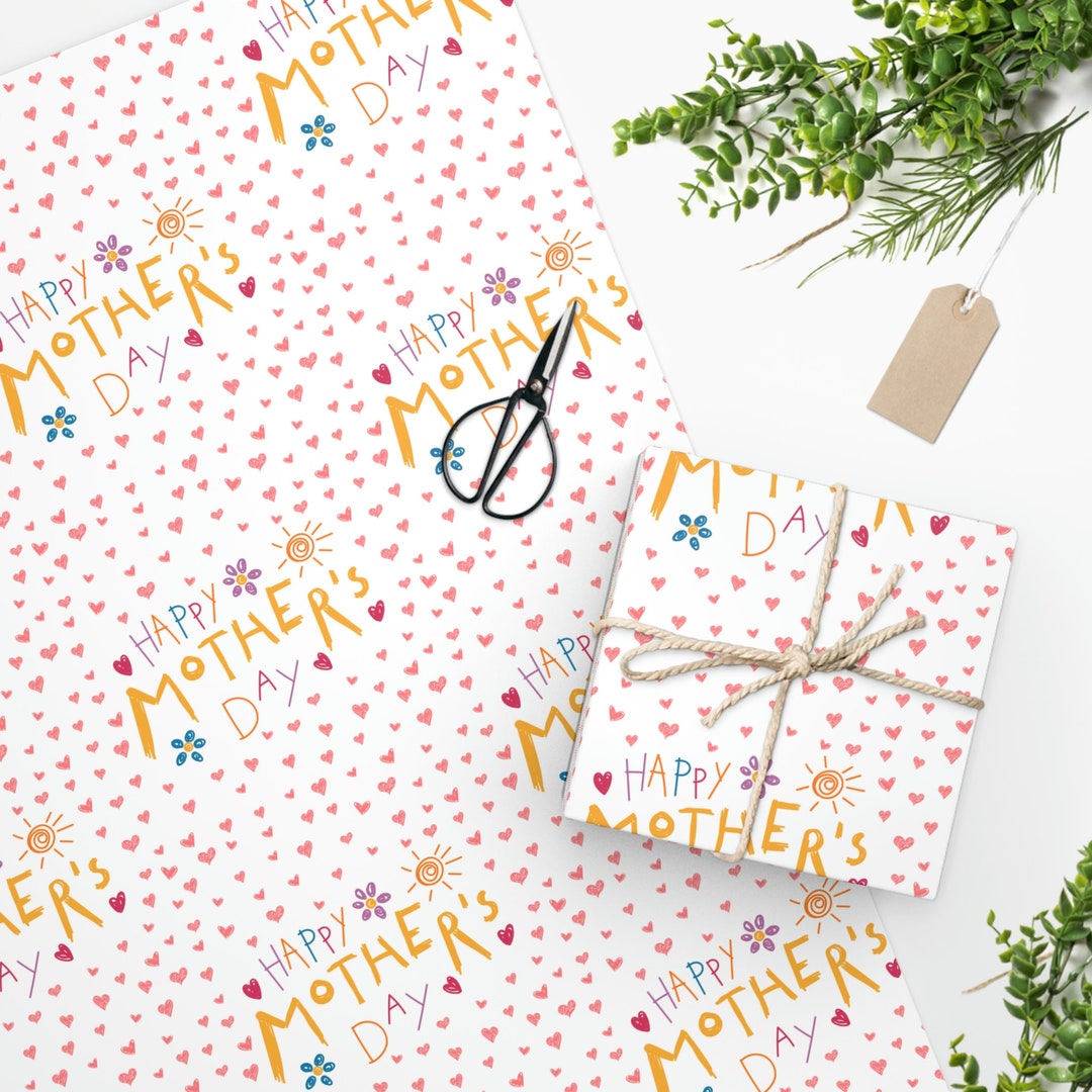 Mother's Day Gift Wrap, Cute Gift Wrap for Mom, Cute Gift Wrap for ...