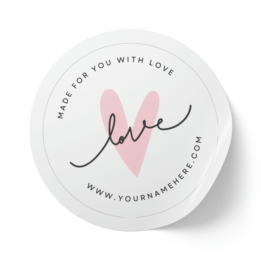 Customizable Round Sticker Label Rolls, VIP Business Label Stickers ...