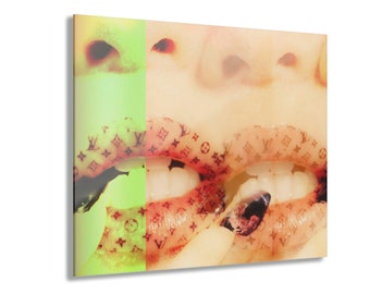 Louis Vuitton Lips Wall Art - Etsy