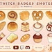 Bakery Bread Aesthetic Badges for Twitch/discord/youtube | Sub Badges ...