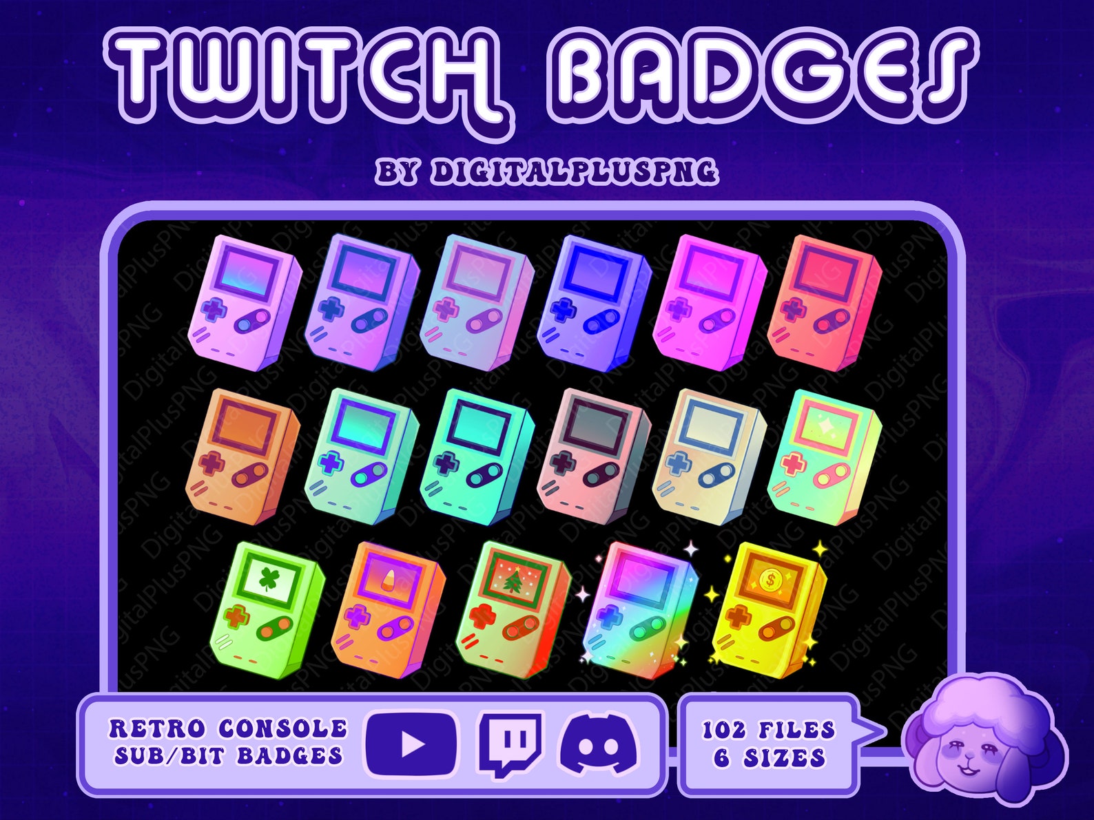 Retro Game Handheld Aesthetic Badges for - Etsy