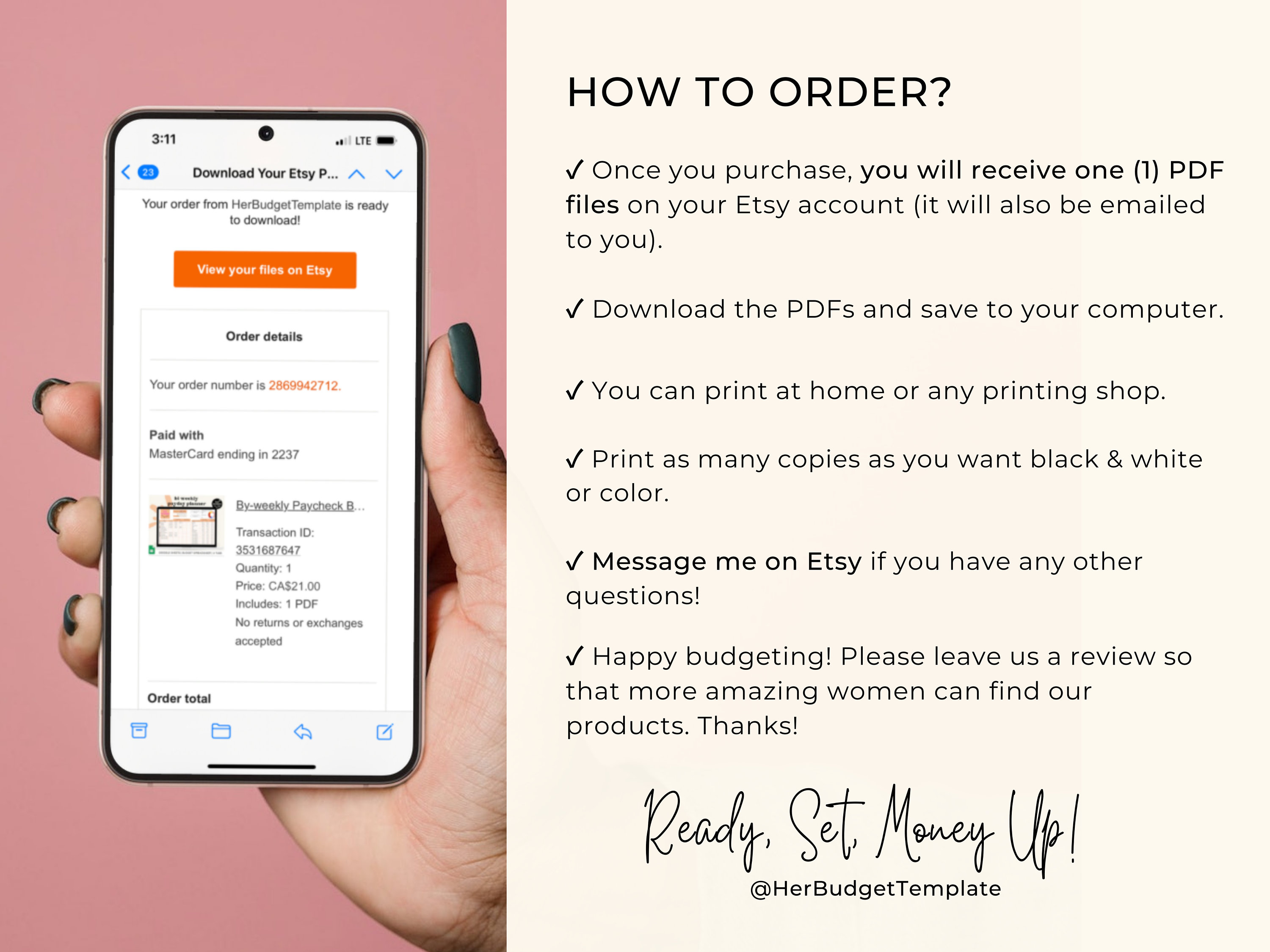 Zero Based Budget Printable Planner Monthly Zero Based - Etsy