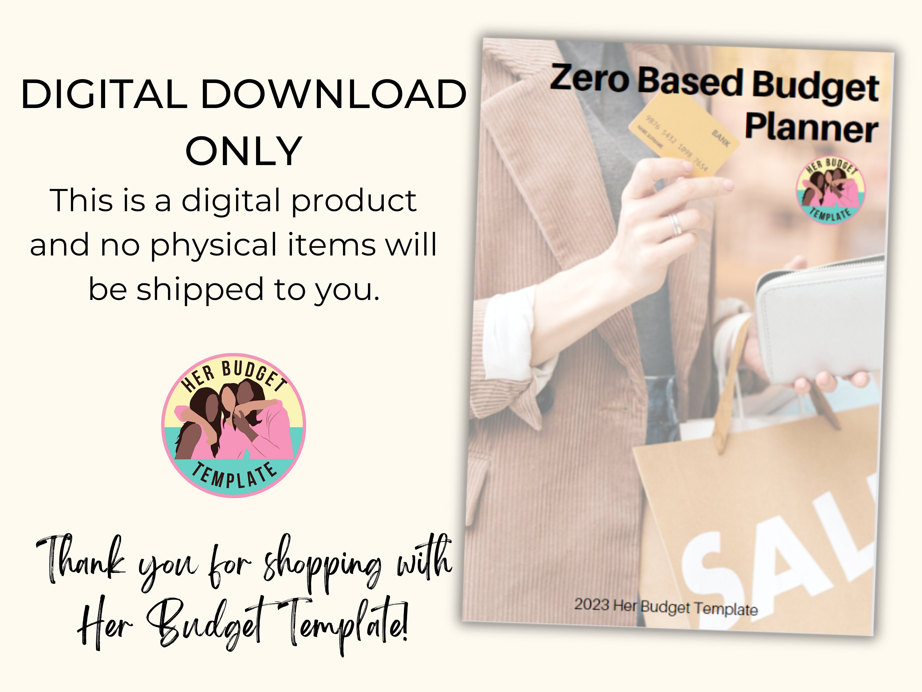 Zero Based Budget Printable Planner Monthly Zero Based - Etsy