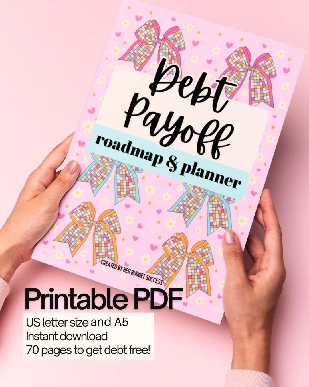 Debt Payoff Roadmap & Tracker Printable US Letter and A5 Budget Binder ...