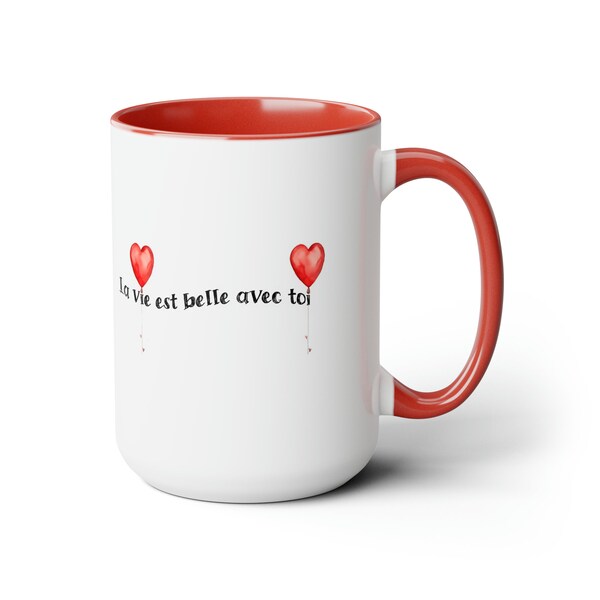 Red Mug - Etsy