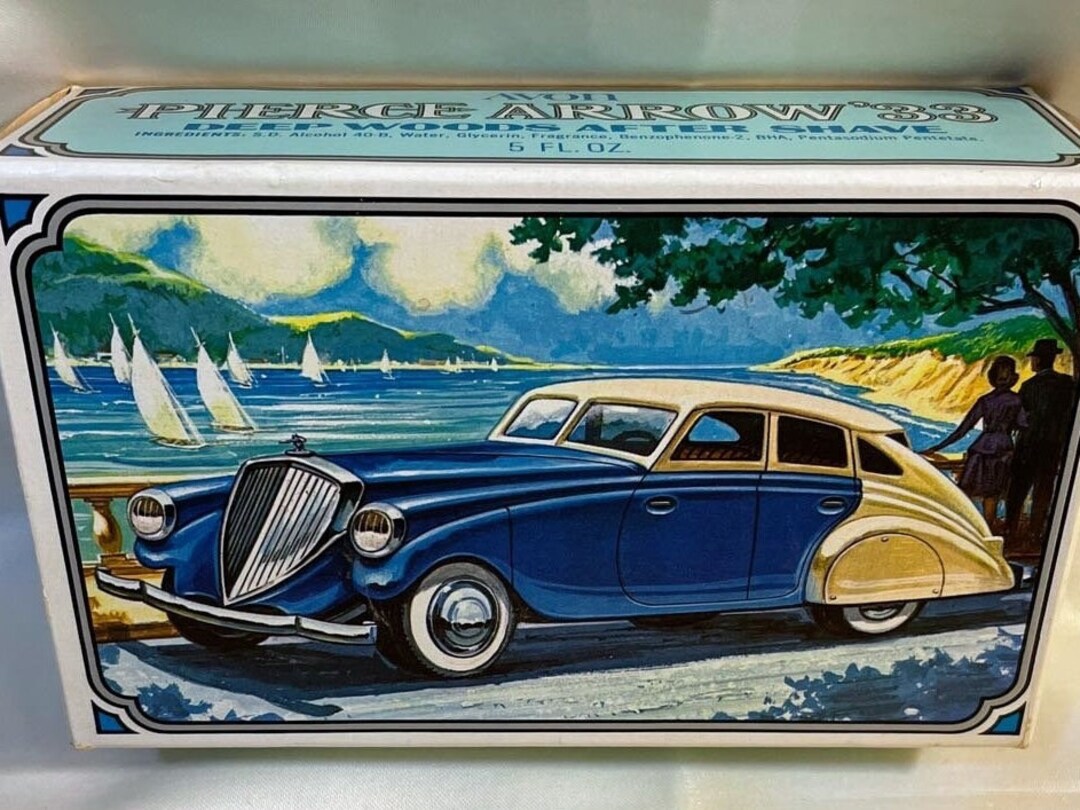 Vintage Avon Pierce Arrow 33 Deep Woods After Shave With Box - Etsy