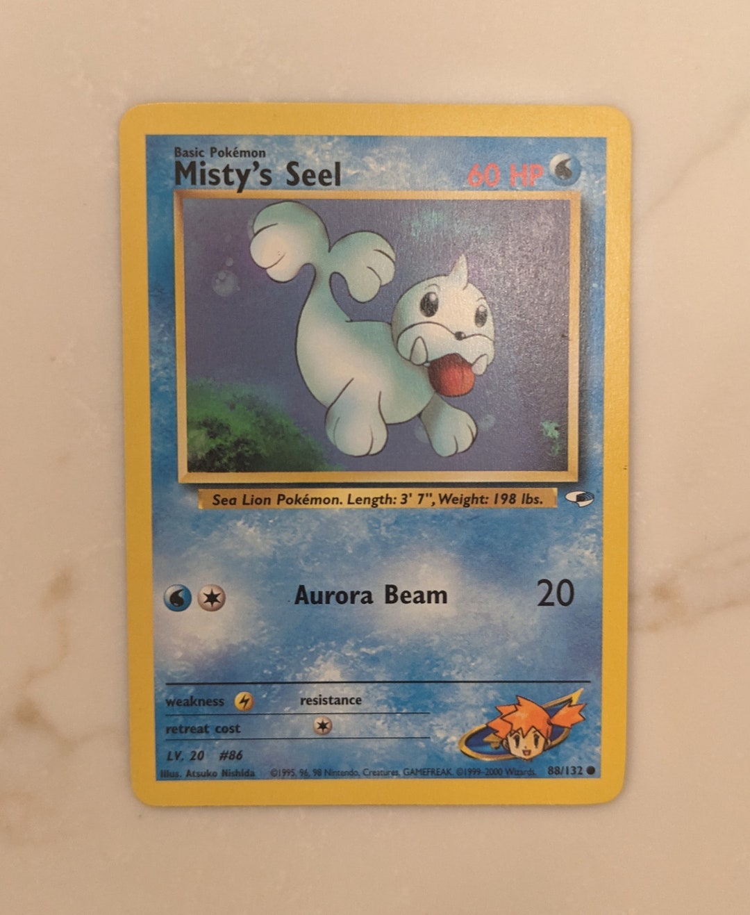 Gym Heroes Misty's Seel 88/132 [common] - Near Mint - Etsy