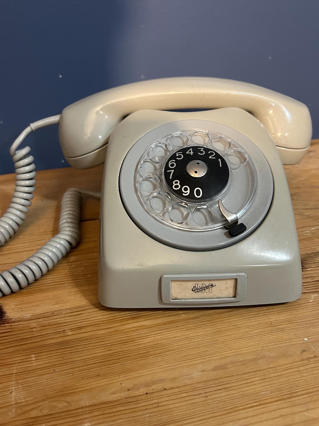 Ericsson Bakelite LM Rotary Dial Phone - Made in Sweden in 1985 ...