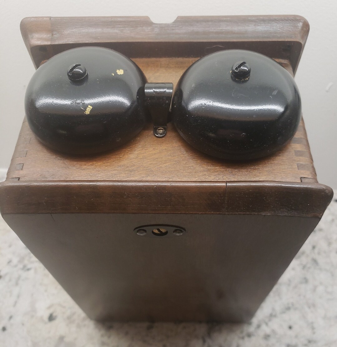 Vintage Northern Electric Ringer Box With Crank That Rings the Bells ...