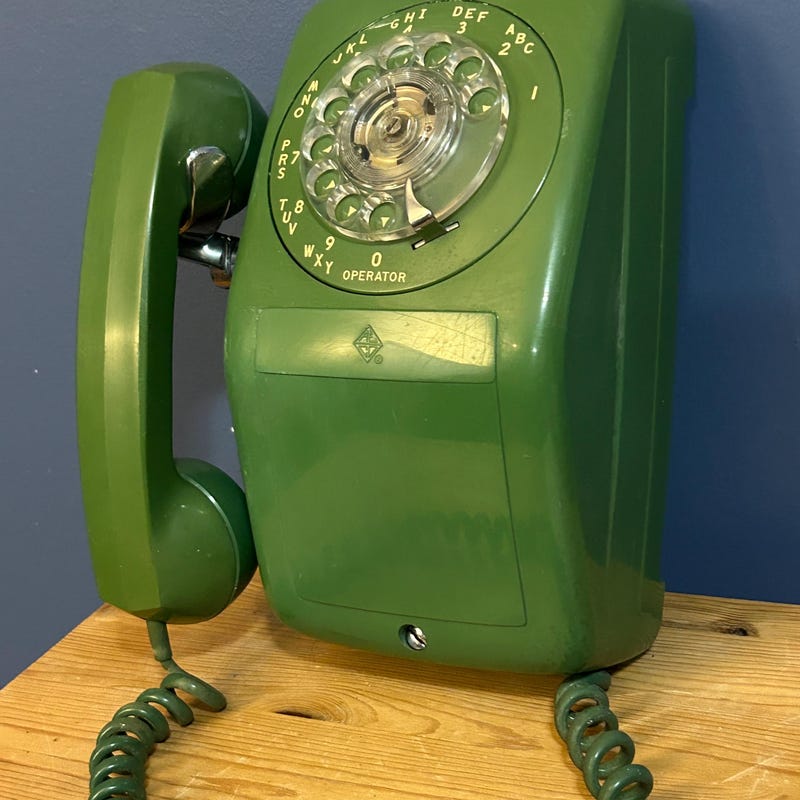 Rotary Wall Phone - Etsy