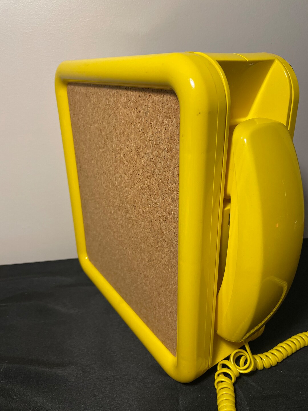 Classic Vintage 70s-80s Lemon Yellow noteworthy Rotary Dial Phone by ...