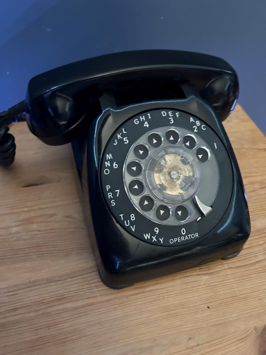 Retro Black Rotary Dial Phone - Works Great. Automatic Electric ...