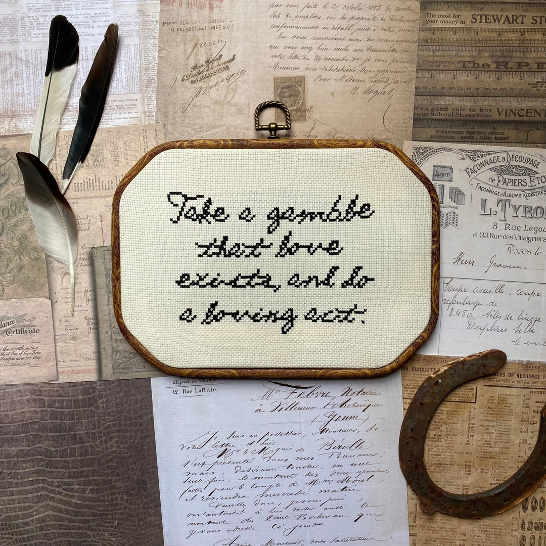 Sister Calderón Red Dead Redemption 2 Quote Cross Stitch Pattern Chart ...