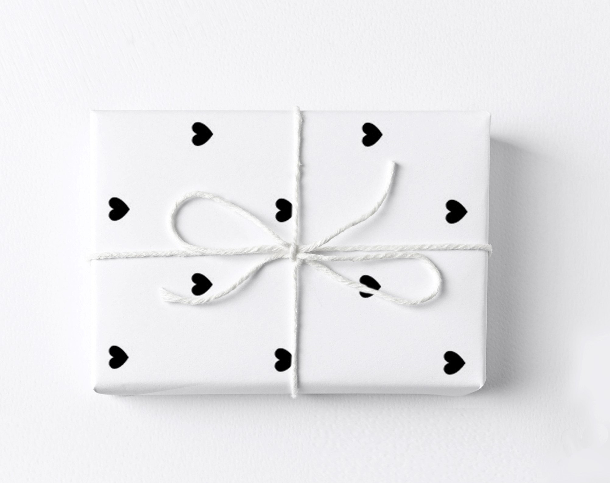 PRINTABLE Wrapping Paper, A4 Digital Format, Heart Pattern - Etsy