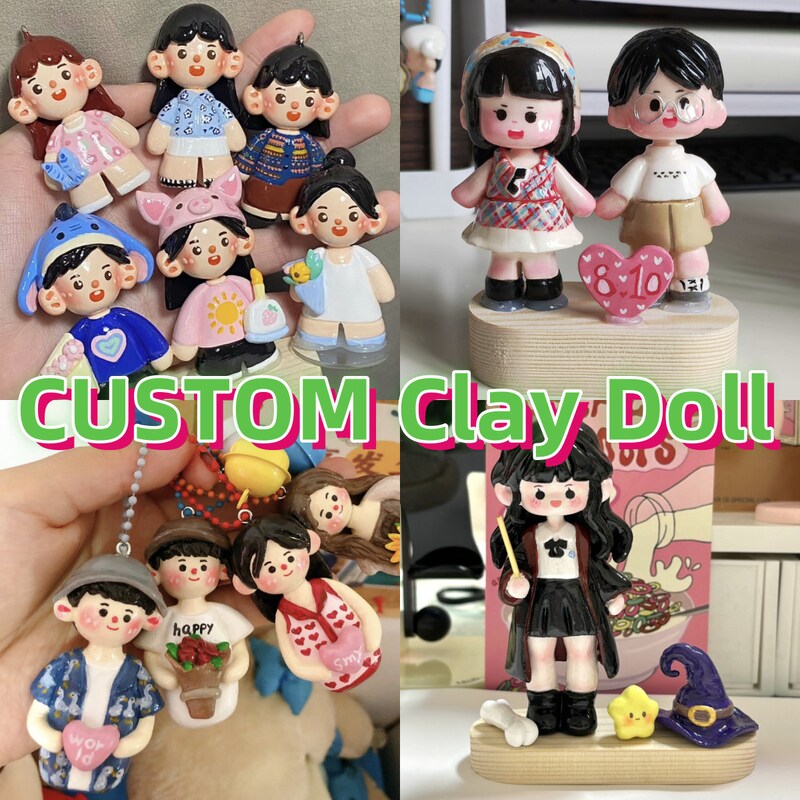 Air Dry Clay Figure - Etsy