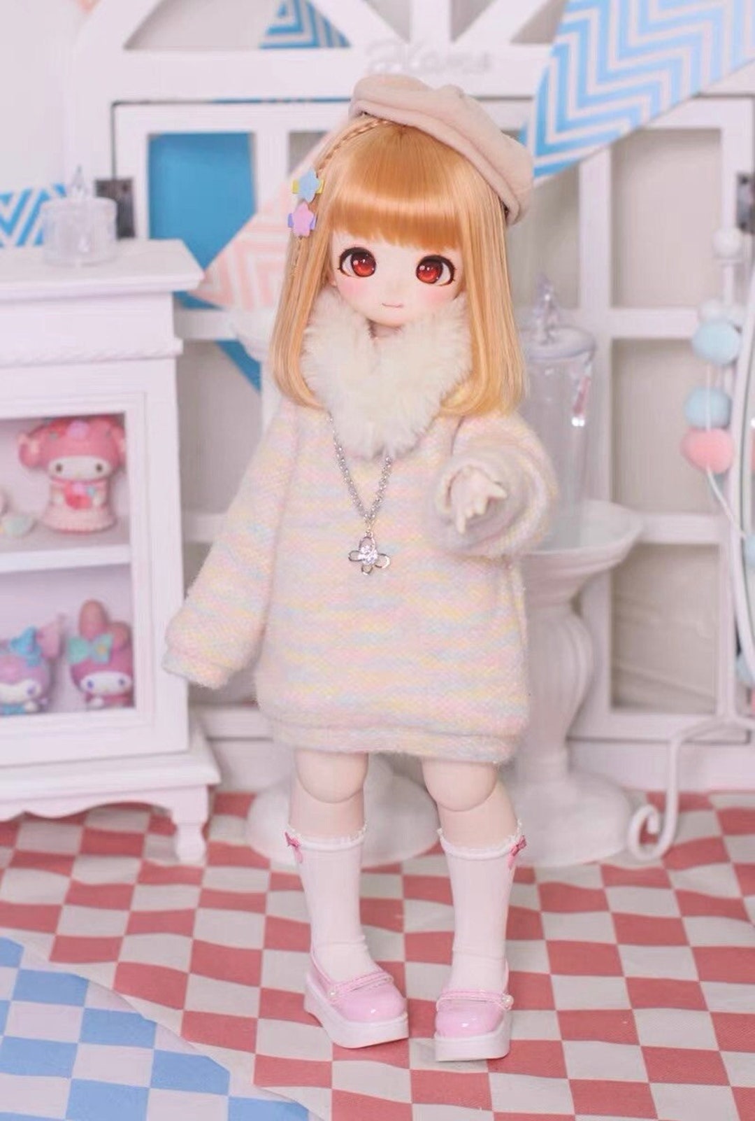 1/4 1/6 Mdd Msd Yosd BJD Doll Winter Suits, Fashion Sweat Girl Smart ...