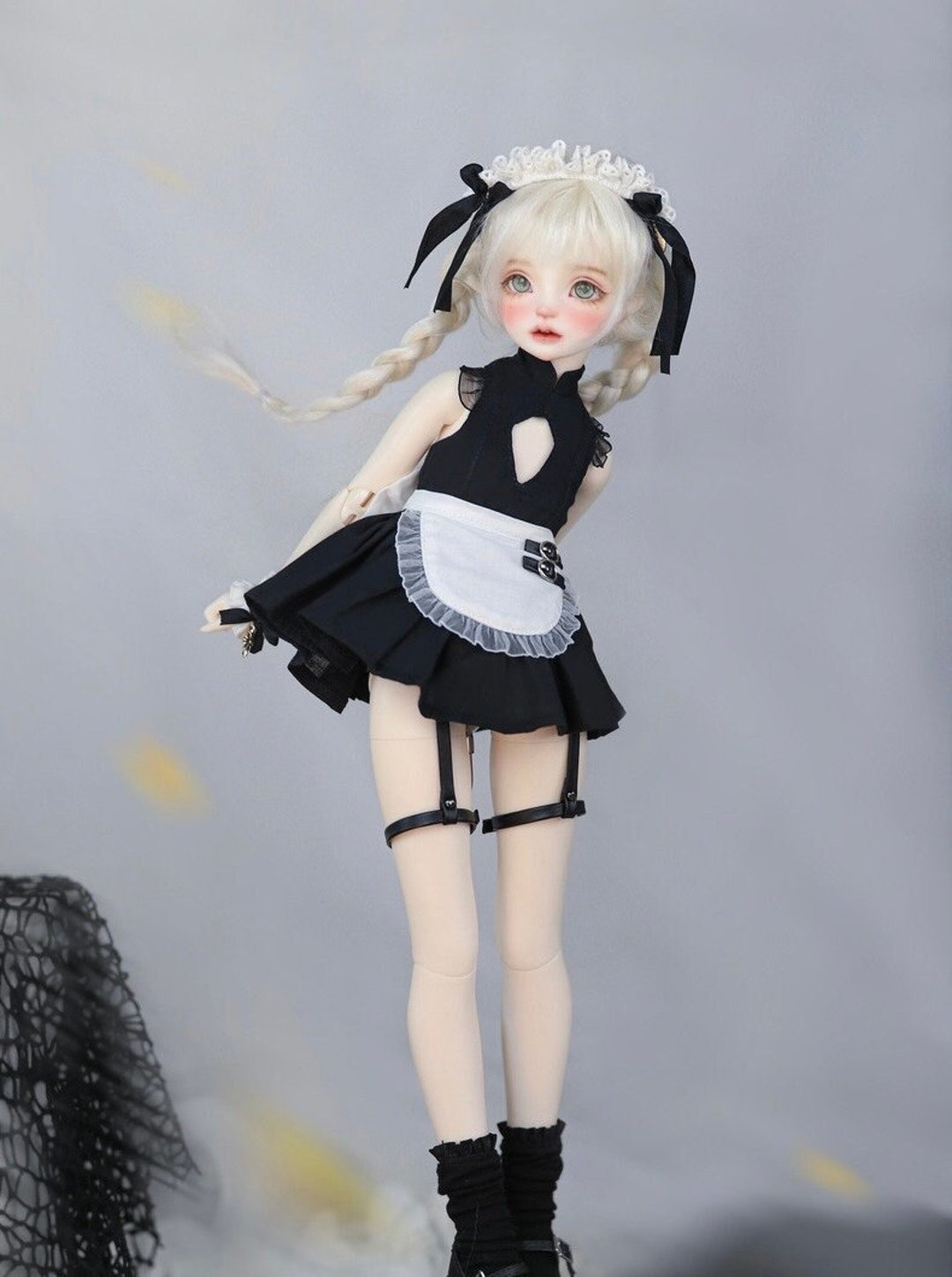 1/4 MDD MSD BJD Doll Maid Suits, Fashion Cool Girl Smart Bjd Doll ...