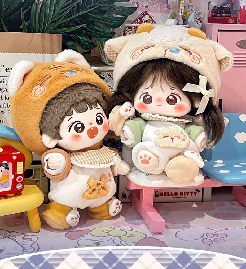 Kawaii 20cm Plush Cotton Doll Clothes Cute Animal Plush Doll - Etsy