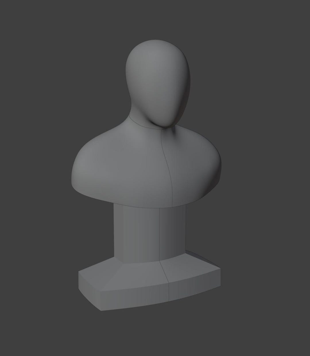 Universal Mannequin Bust Display (3D Model) for Cosplay, Clothes ...