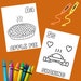 Thanksgiving ABC Coloring Book/coloring Pages Downloadable PDF - Etsy