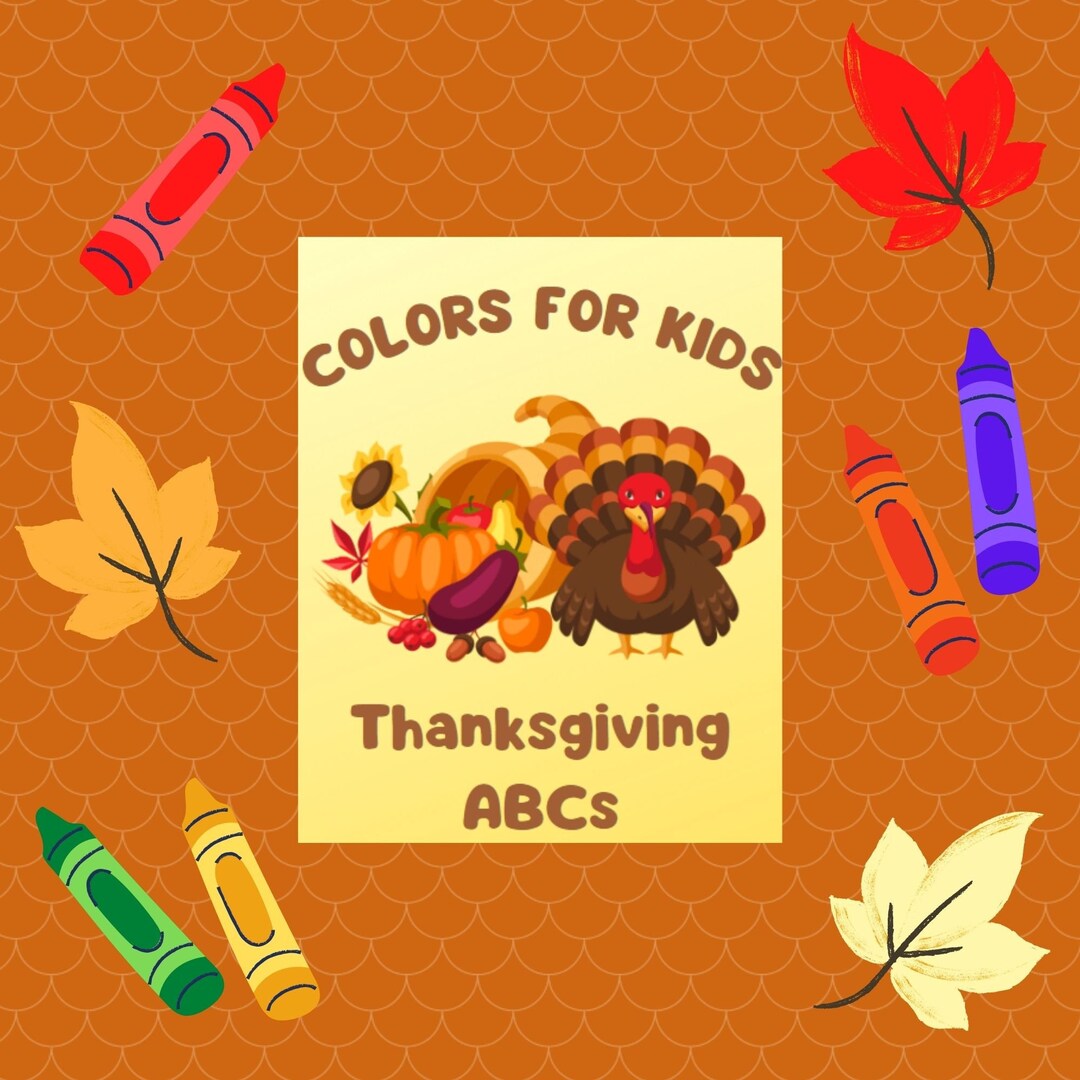 Thanksgiving ABC Coloring Book/coloring Pages Downloadable PDF - Etsy