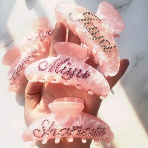 Personalized Name Hair Claw,hair Clips - Etsy