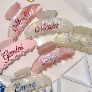 Personalized Name Hair Claw,hair Clips - Etsy
