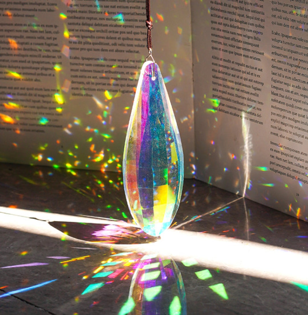 Crystal Sun Catcher, Handmade With Various Gemstones - Etsy