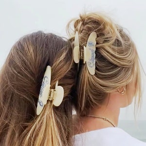 Personalized Name Hair Claw,hair Clips - Etsy