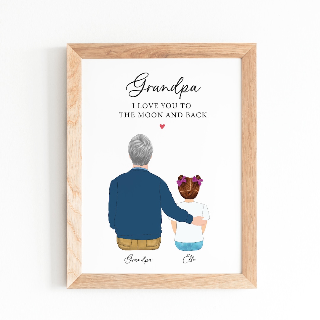 Personalized Christmas Gift for Grandpa, Custom Grandfather Gift ...