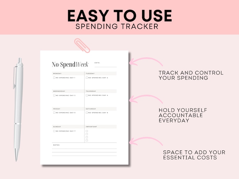 Weekly No Spending Challenge | Money Savings Challenge | Instant ...