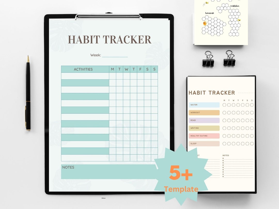 ADHD Planner, Habit Tracking, Productivity Aid, Routine Organizer ...