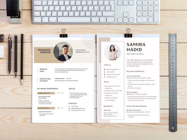 Sales Resume Template, Sales CV Template, Resume Design Sales, Sales ...