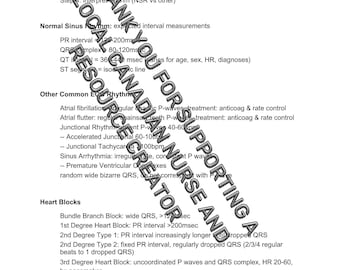 Heart Block Poem – Cardiac Rhythms Guide for Nurses, Funny ECG ...