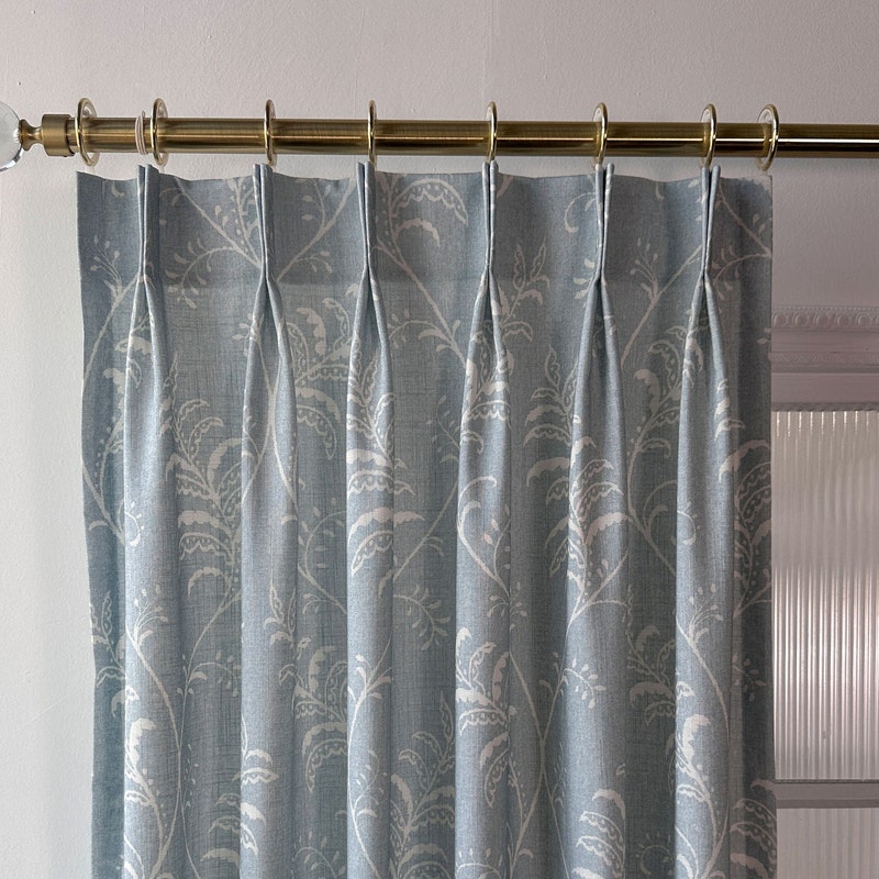 Blue Curtain Panels - Etsy